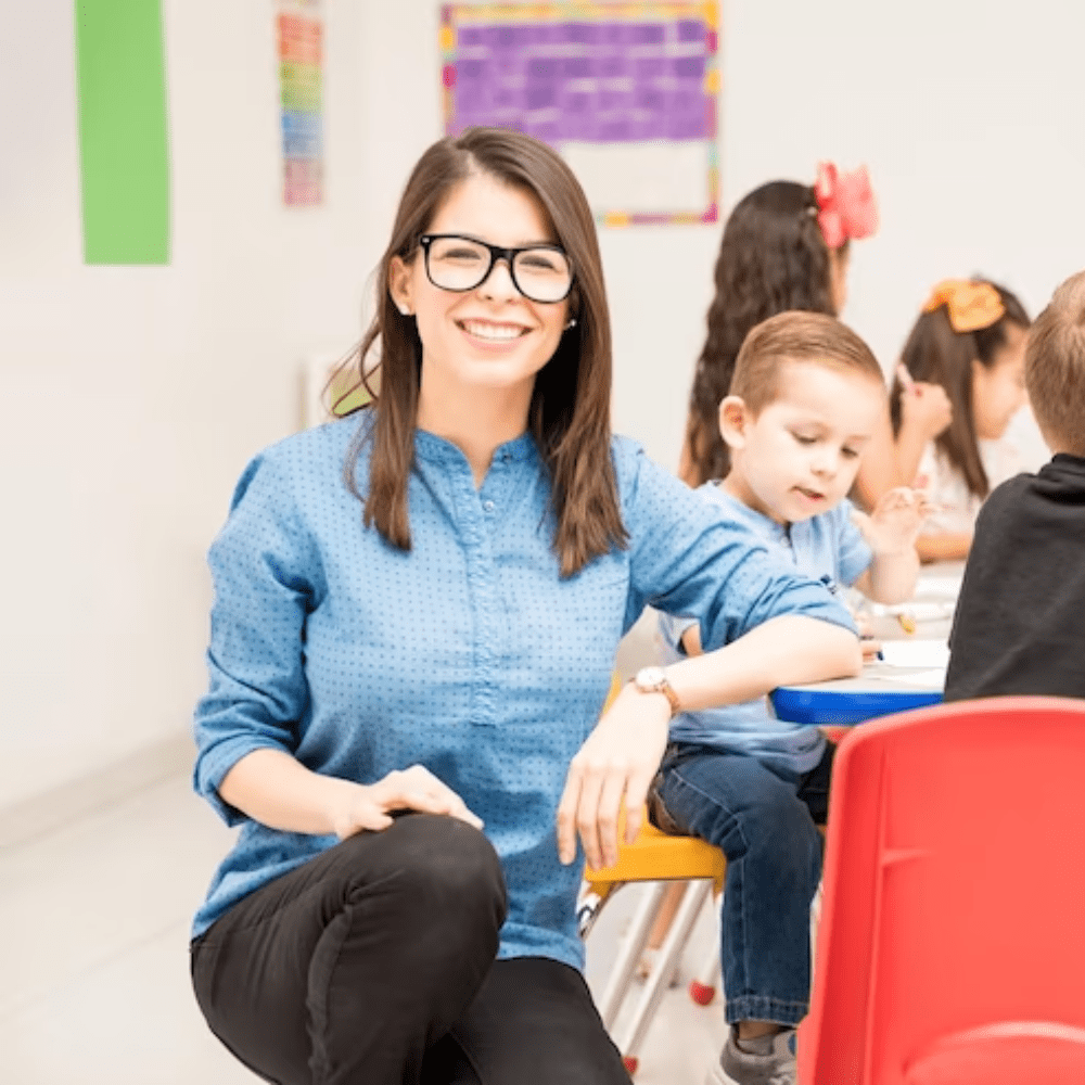 Programa de idiomas para niños - teaching